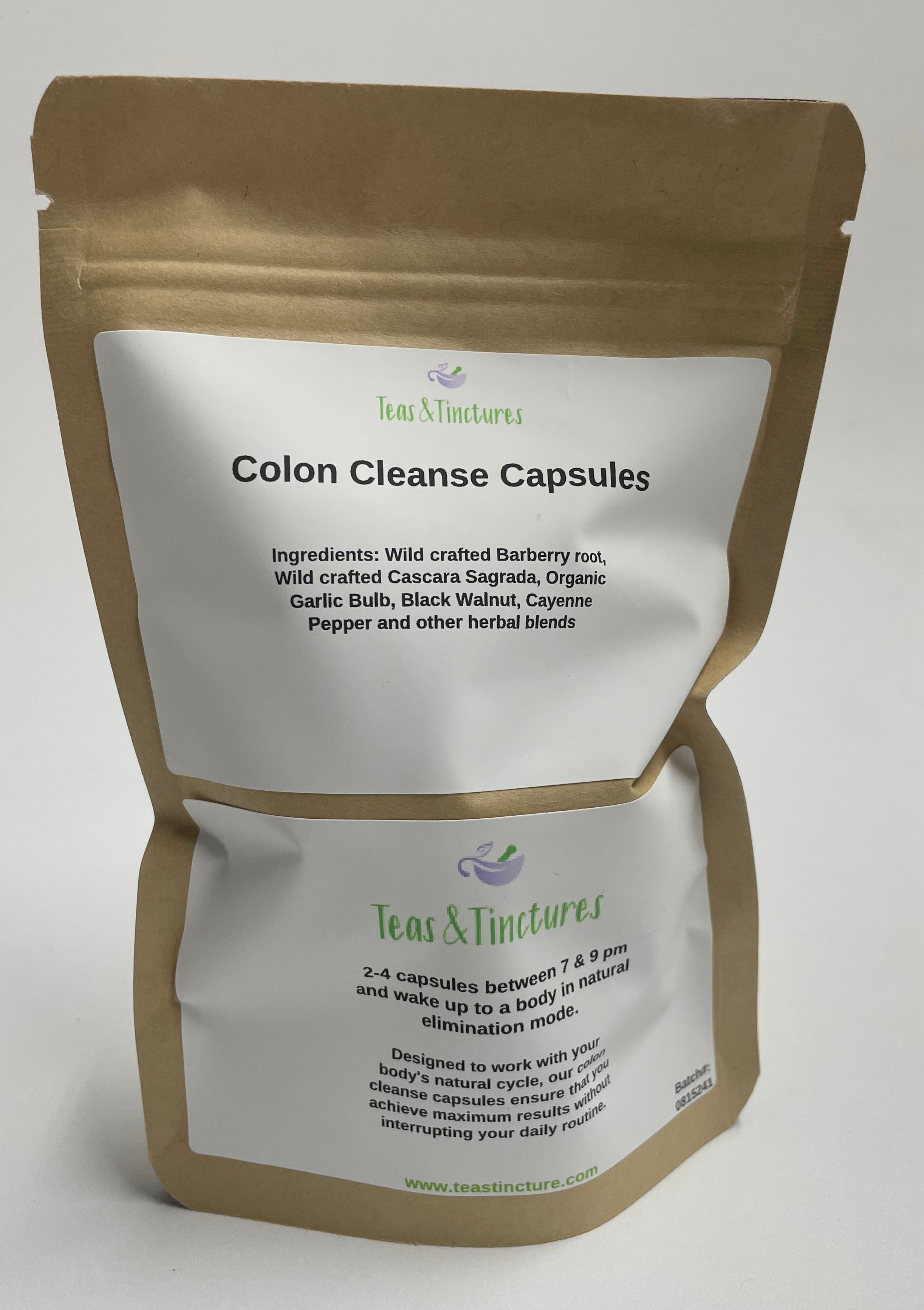 Colon Cleanse Capsules – Teas & Tinctures